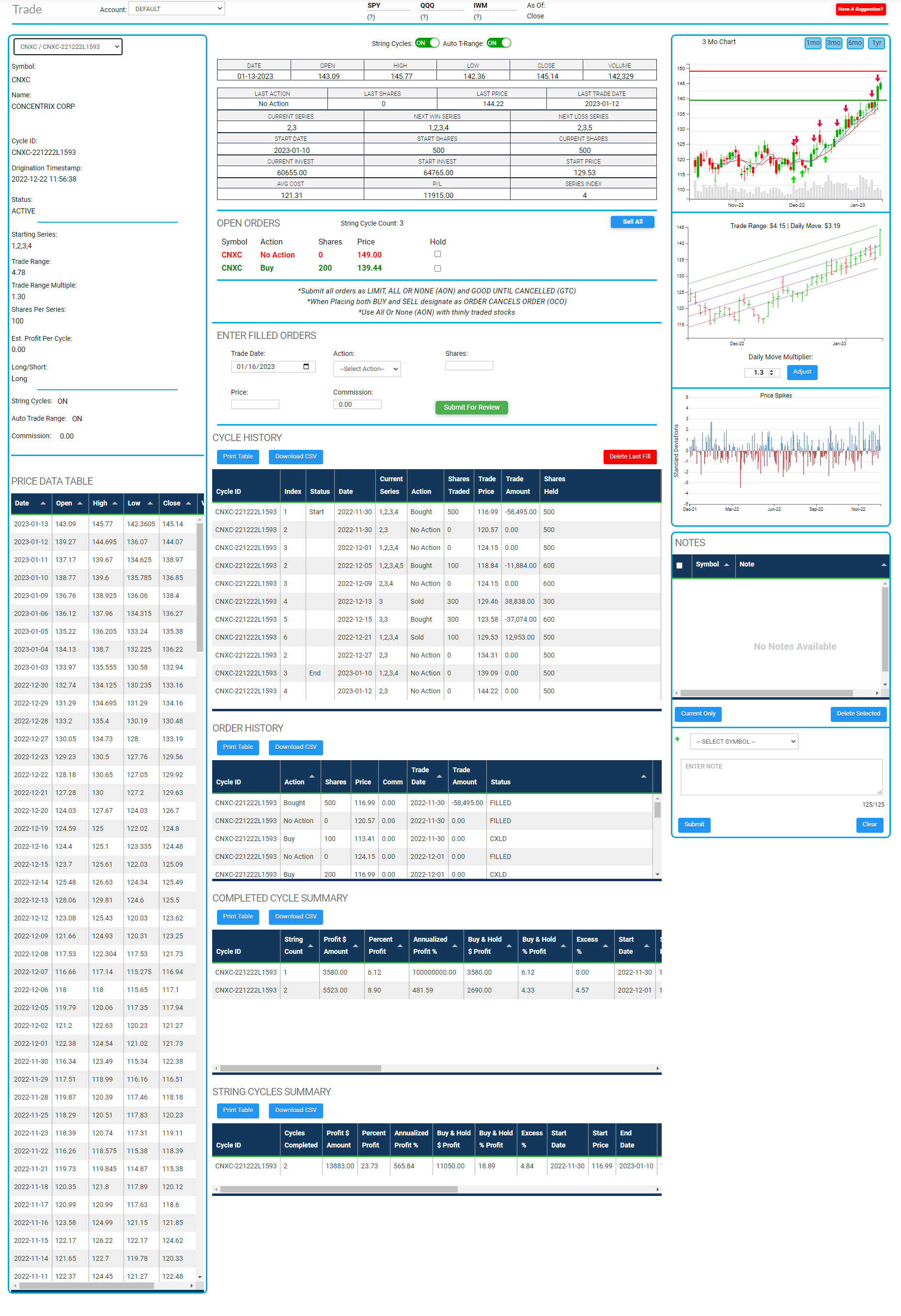 Landing Page - Tactical Trading